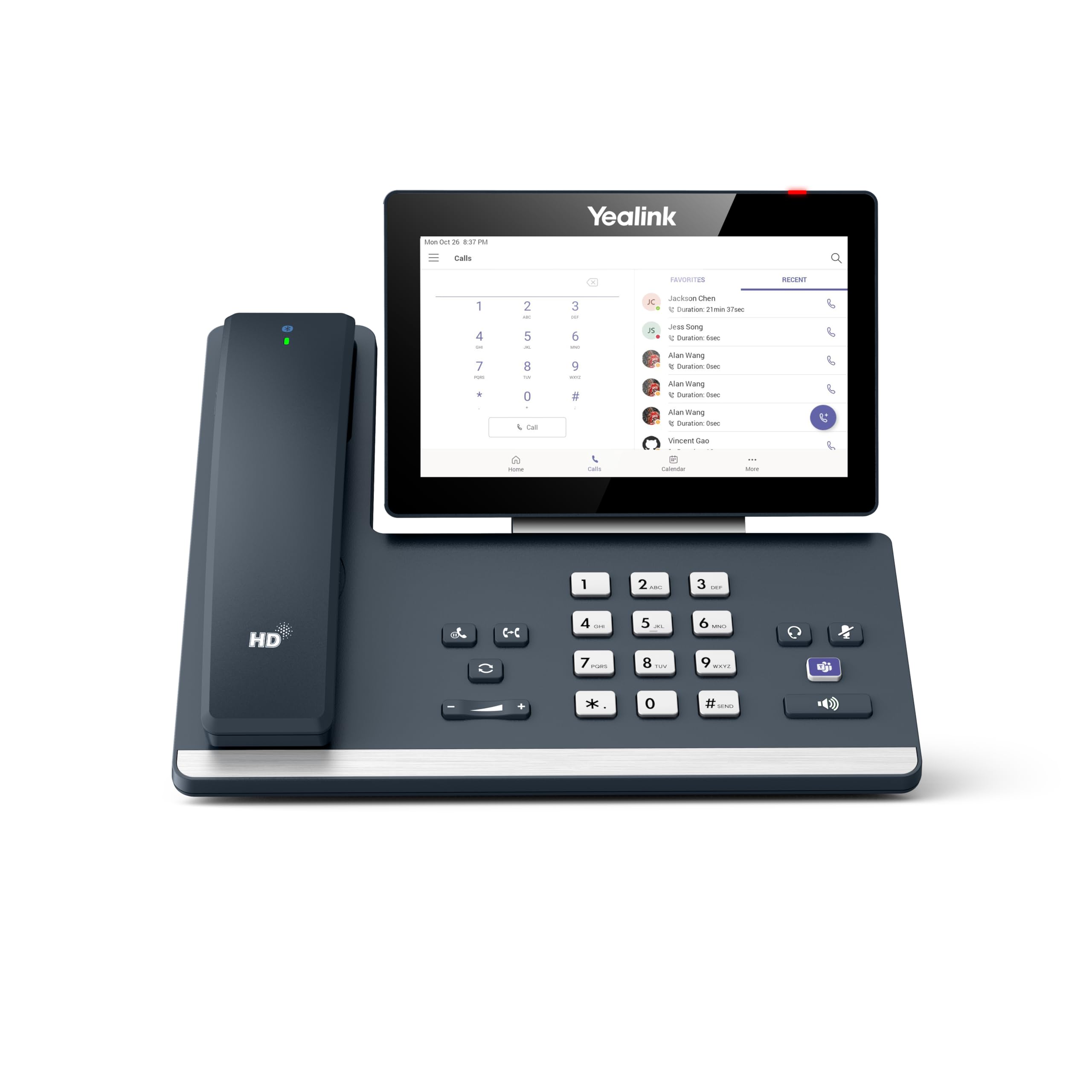 Yealink - MP56 E2 Téléphone Microsoft Teams Avec Écran Tactile 7 Pouces